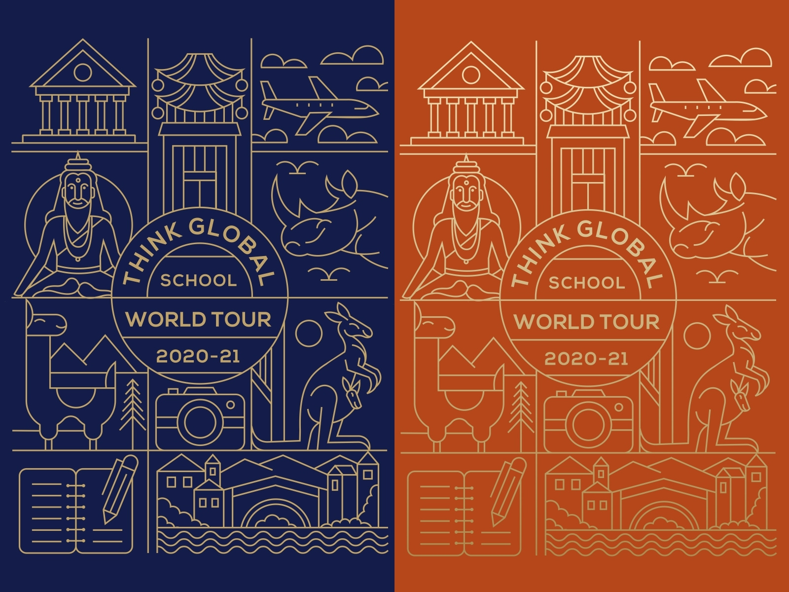 Think Global School shirt design by Muhammad Bagus Prasetyo on Dribbble