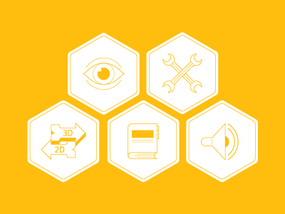 Press kit icons set by Andrea Passera on Dribbble