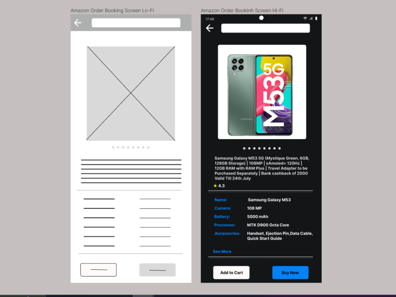 UX Design for AMAZON Dark Mode by Sanjit Kumar Balmiki on Dribbble