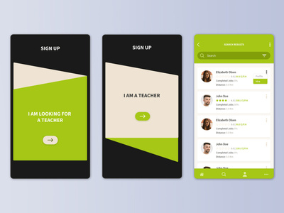 Fulter App Preview by Shankar Sharma on Dribbble