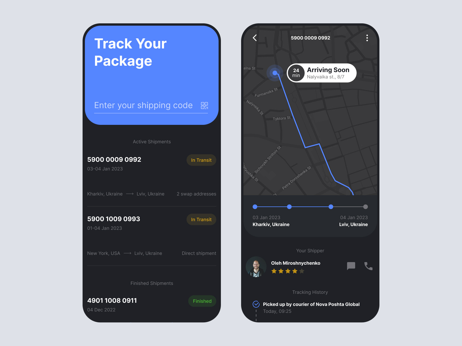 Delivery Application by Ihor Zubrytskyi 🇺🇦 on Dribbble