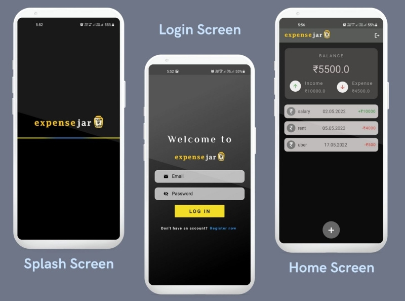 Expense jar- Expense Tracking Application by Kumardip Saha on Dribbble