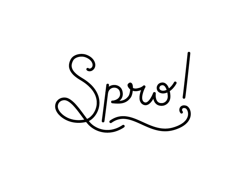 'Spro Lettering by Sarah Armstrong on Dribbble