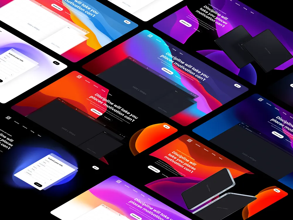 Gradient Background designs, themes, templates and downloadable graphic ...