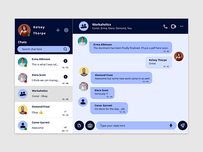 #DailyUI013 - Direct Messaging by Sandali Boteju on Dribbble