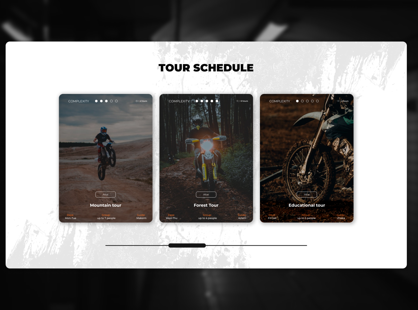 Site Card Design - Landing page by awakex on Dribbble