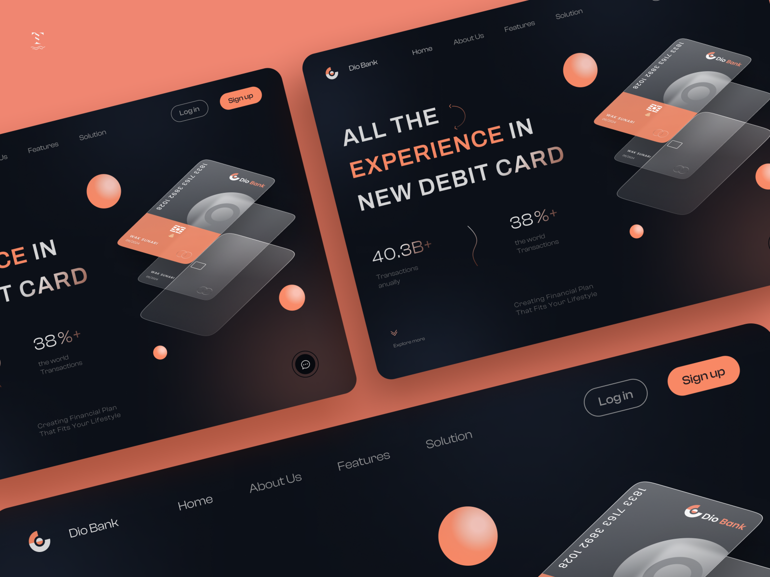 Wallet Landing Page by Tayyab Sajjad on Dribbble