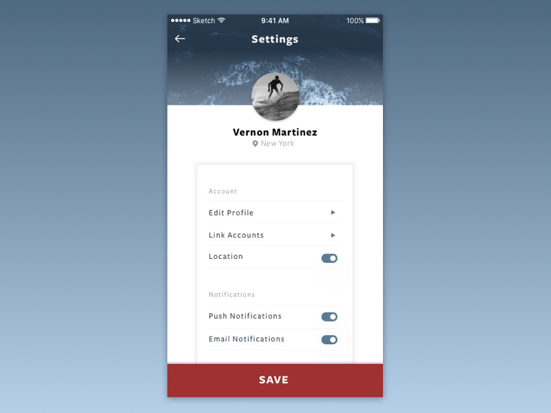 Daily Ui 007 by Andrea on Dribbble