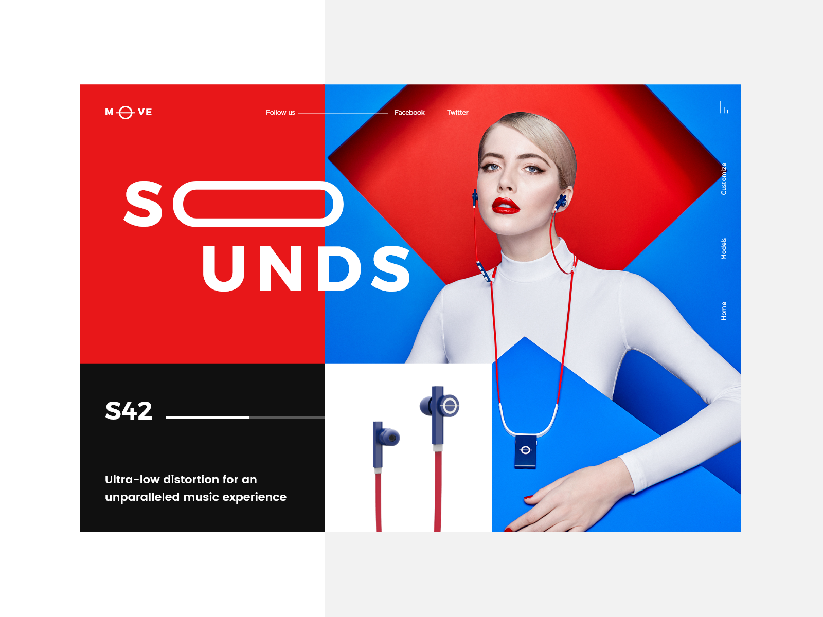 Headphones slider #1 by Brandbox on Dribbble