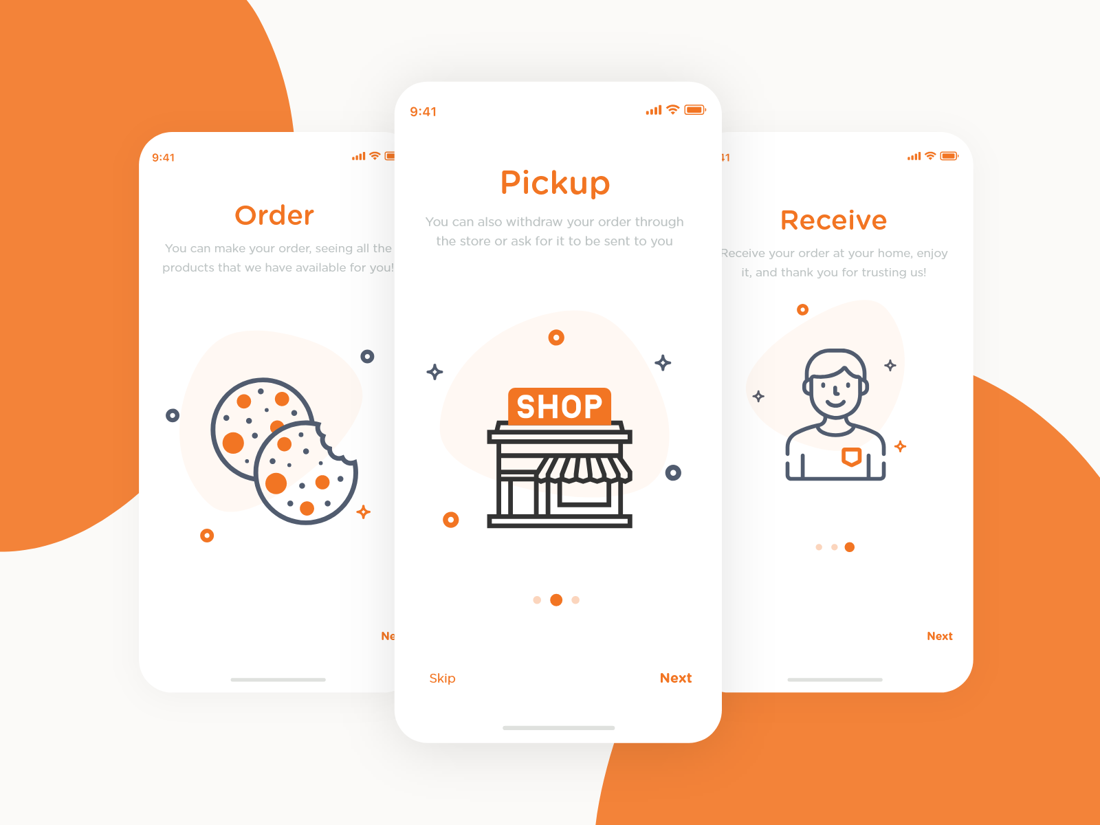Cookies app #1 by Brandbox for Relevant on Dribbble