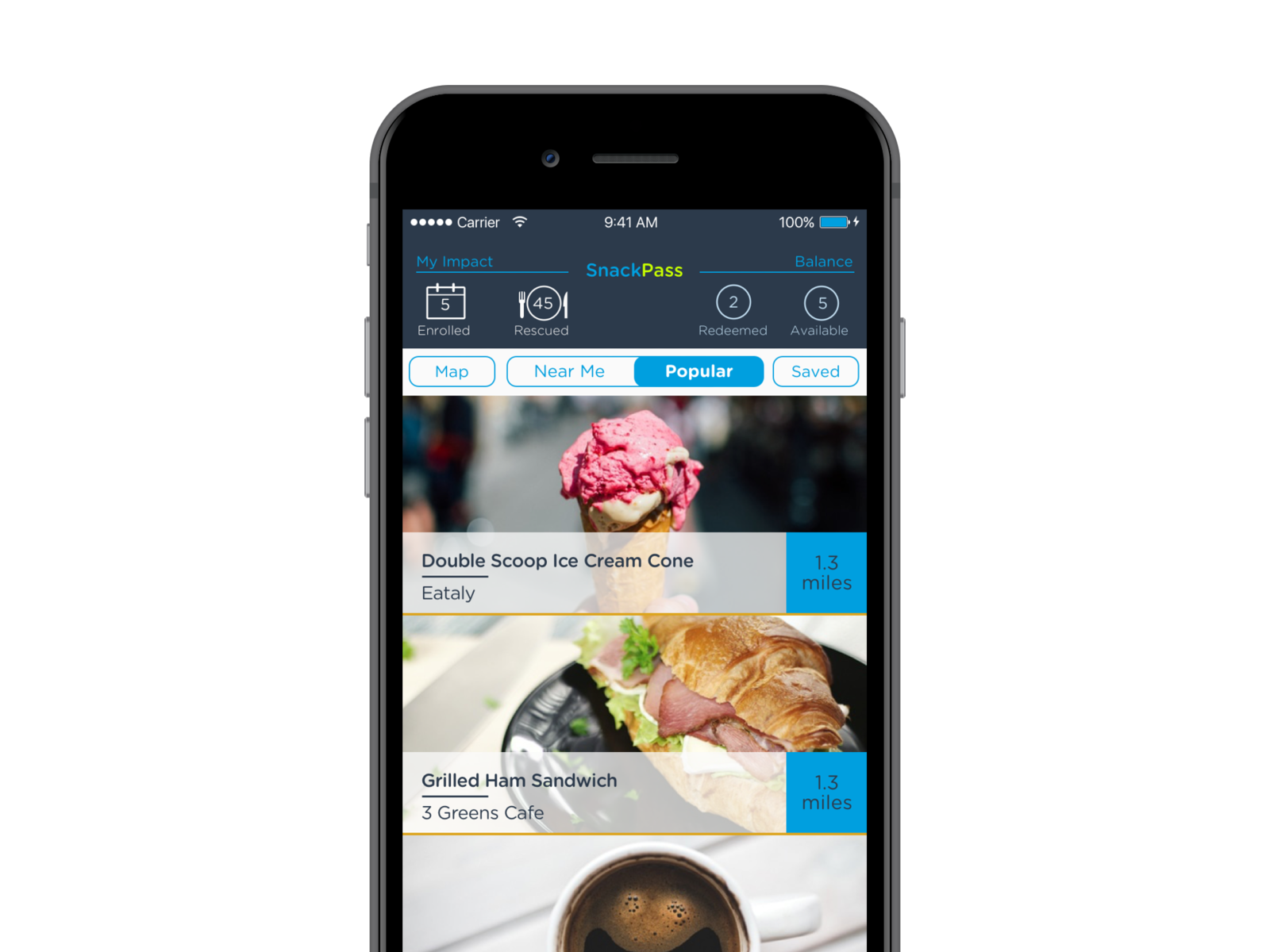 SnackPass App by Melissa Manak on Dribbble