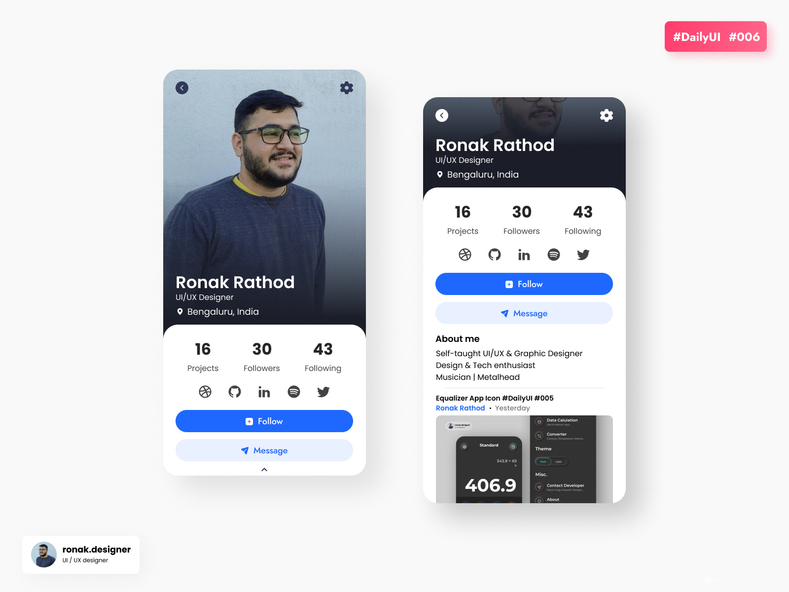 Ronak Rathod | Dribbble