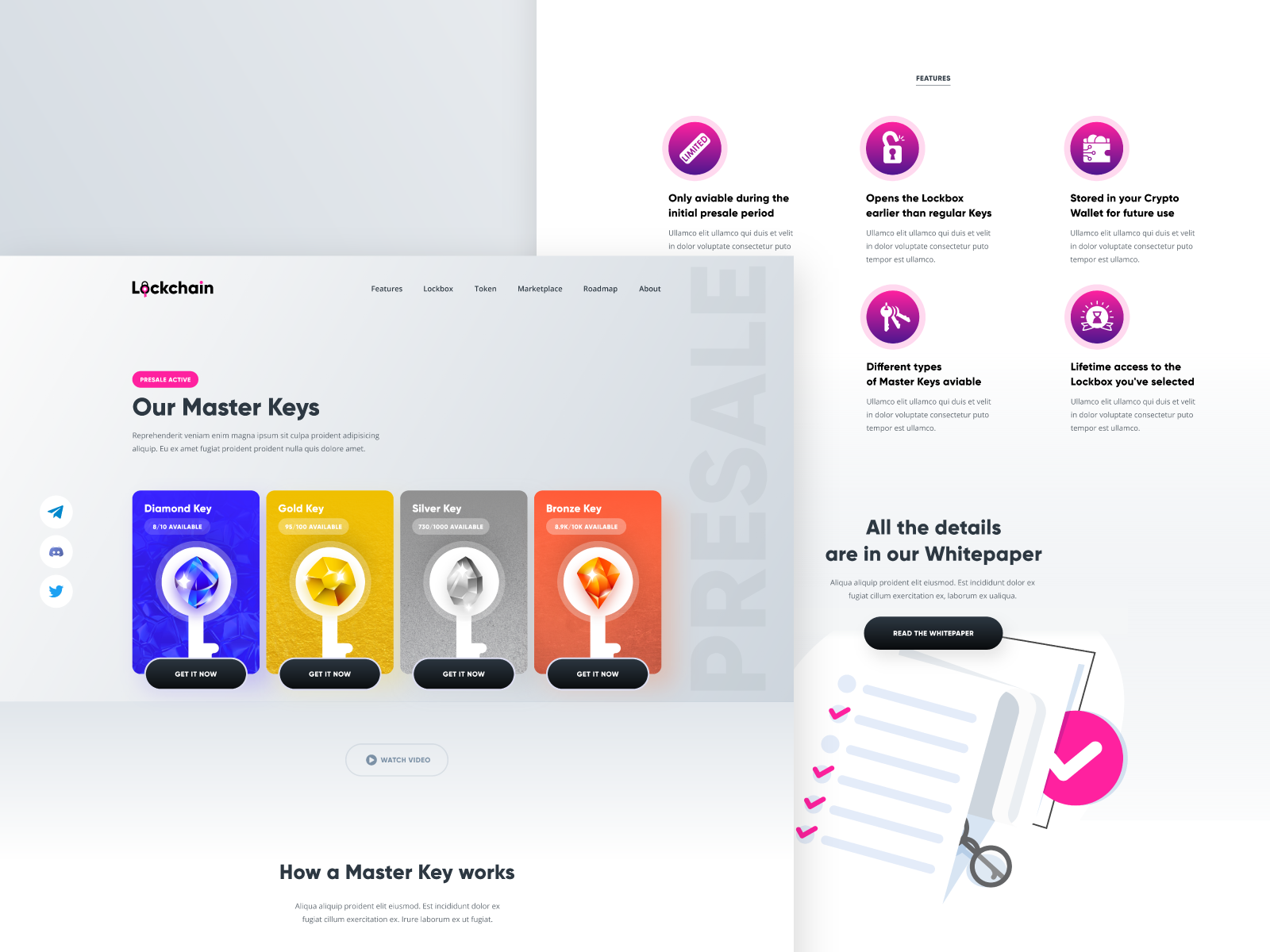 Crypto Presale Web Design by Cloud Design on Dribbble