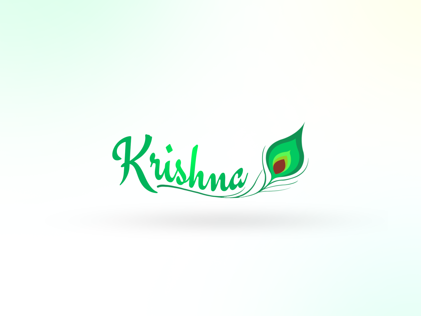 Krishna Logo Design by Krishna Rathore on Dribbble