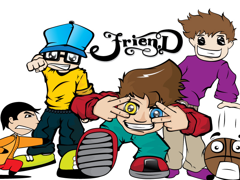 Friends by Jason Rain on Dribbble