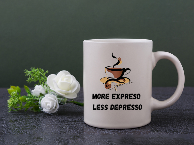 MORE EXPRESSO LESS DEPRESSO by Halima Sheikh on Dribbble