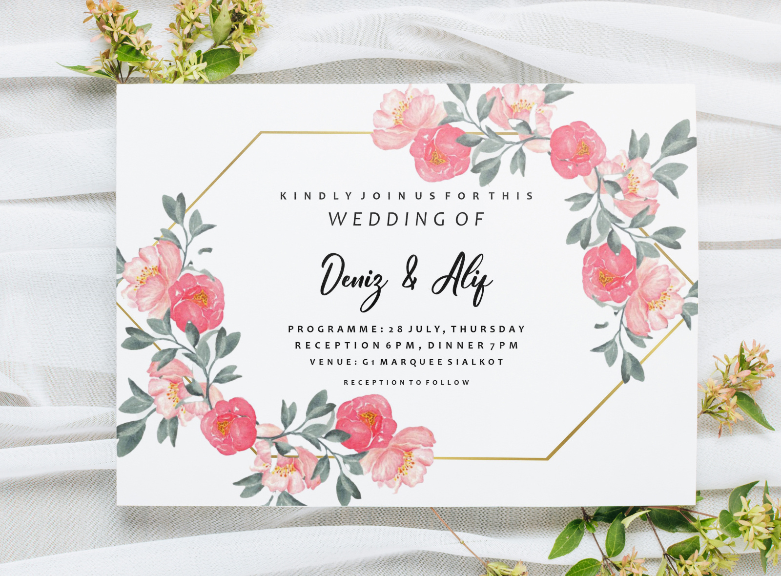 Wedding Invitation Designs by Aisha Ahmad on Dribbble
