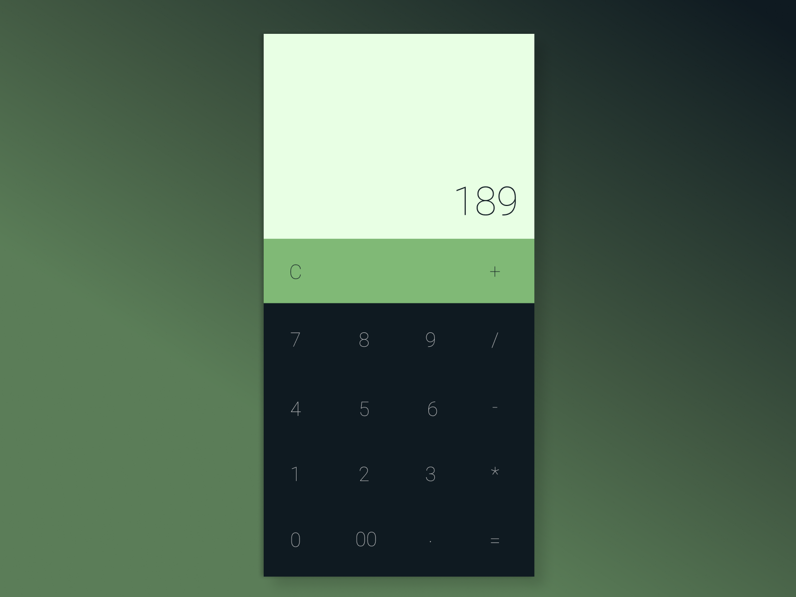 Calculator (Javascript) by Panshak Solomon on Dribbble