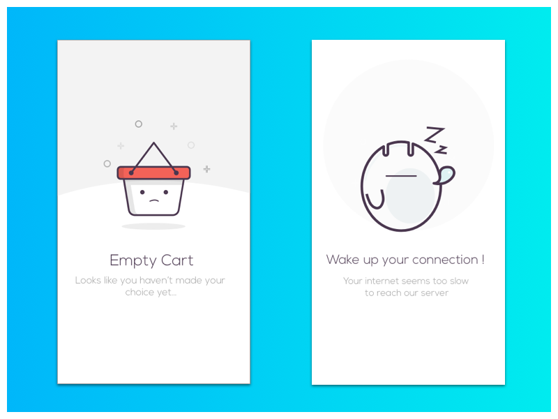 Free space cards by Taranpreet Singh on Dribbble