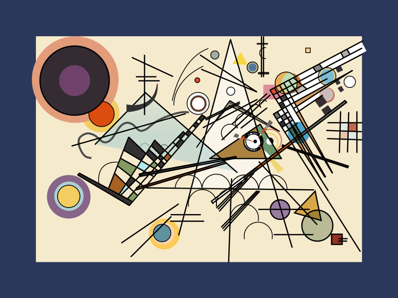 Composition VIII x 2.5px by Josh Line on Dribbble