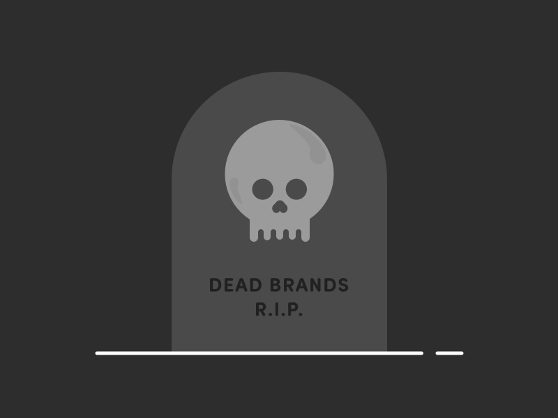 Dead Brands - The End by Josh Line on Dribbble