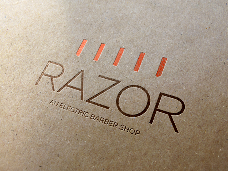 Razor Letterpress by MICHAEL TALESE on Dribbble