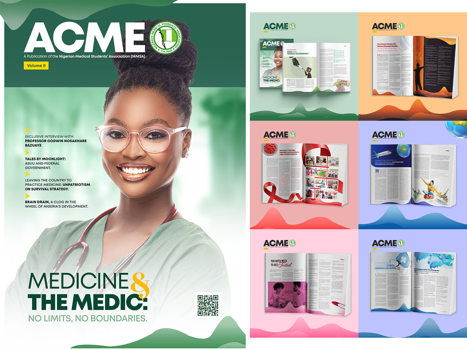 Magazine design by Yemi on Dribbble