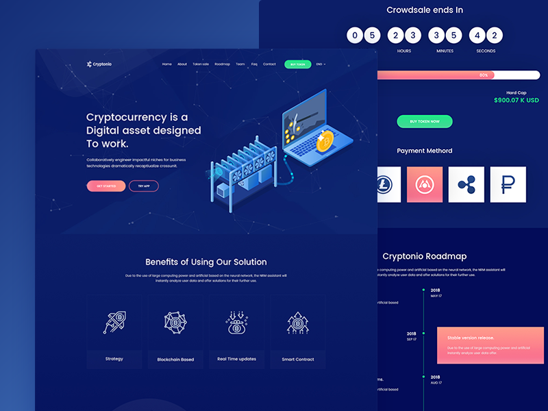 Ico Template designs, themes, templates and downloadable graphic ...