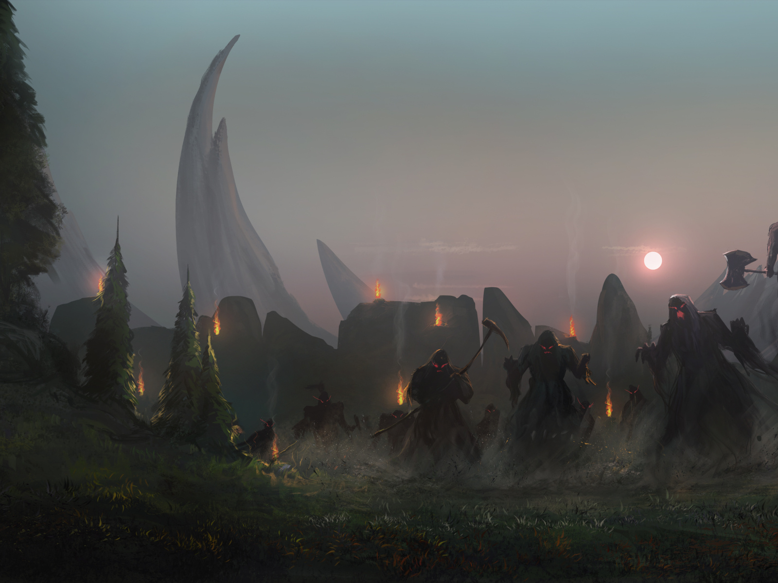 Fantasy Game Background by Elsbro on Dribbble