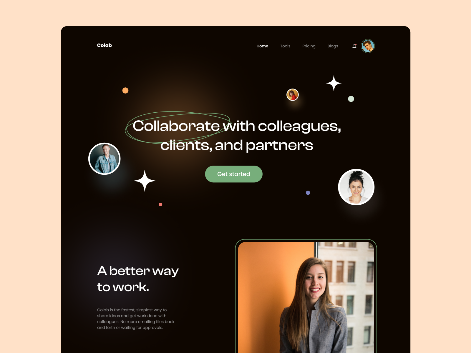 Colab - Webdesign Concept by Shift studio on Dribbble