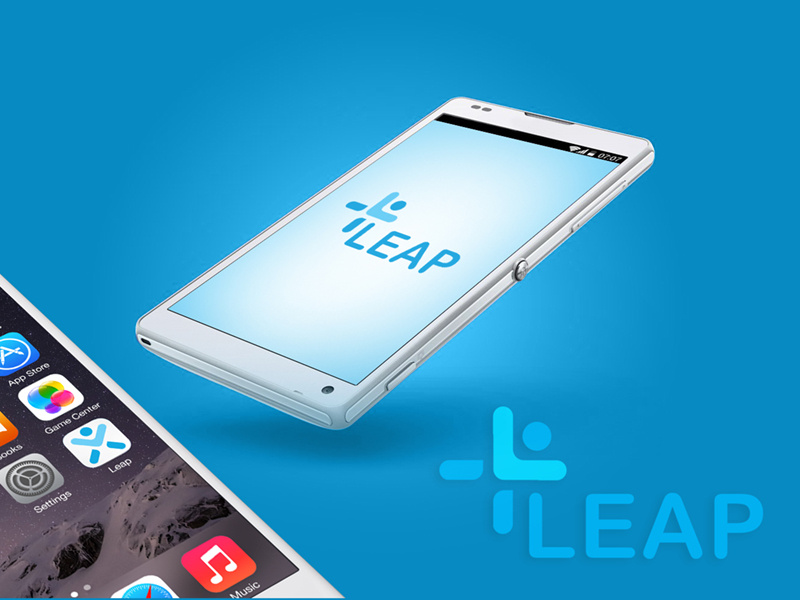 Leap App Logo and Icon by Daniel Timiraos on Dribbble