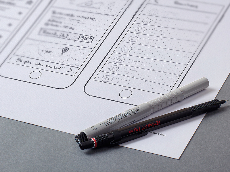 More Handmade Wireframes by Marko Prljic on Dribbble