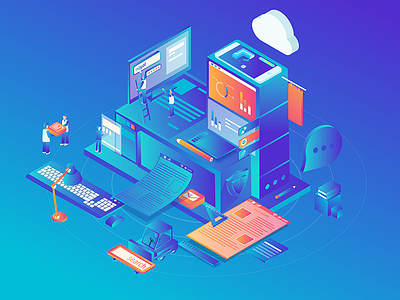 Super strong workstation by 熊大渔夫 on Dribbble