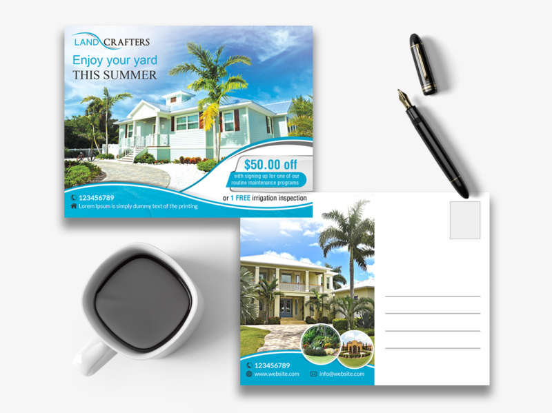 Postcard Design by Salman Ahmed on Dribbble