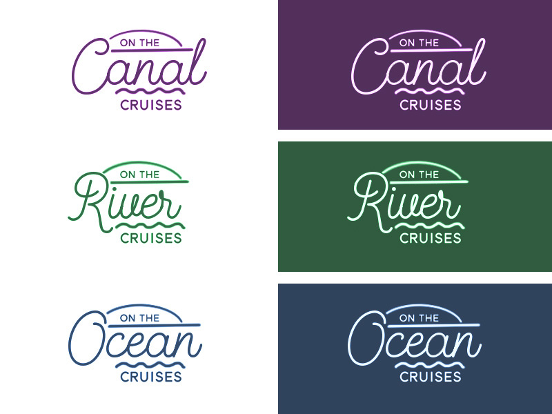 Cruise Logos by Billy Knapper on Dribbble