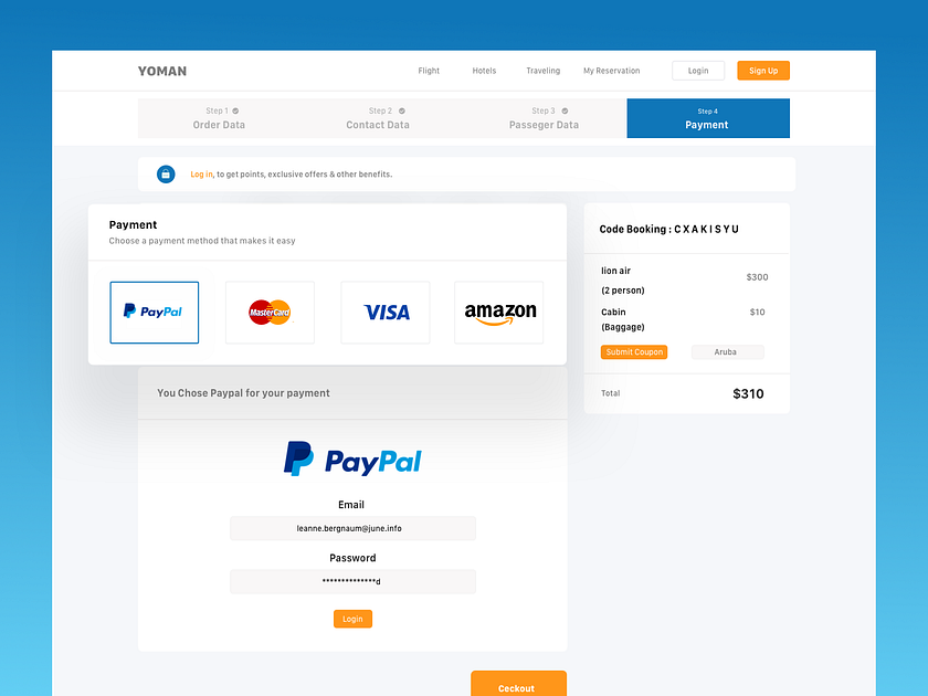 Confirmation Payment Ticketing Page by muhammad misbahul munir on Dribbble