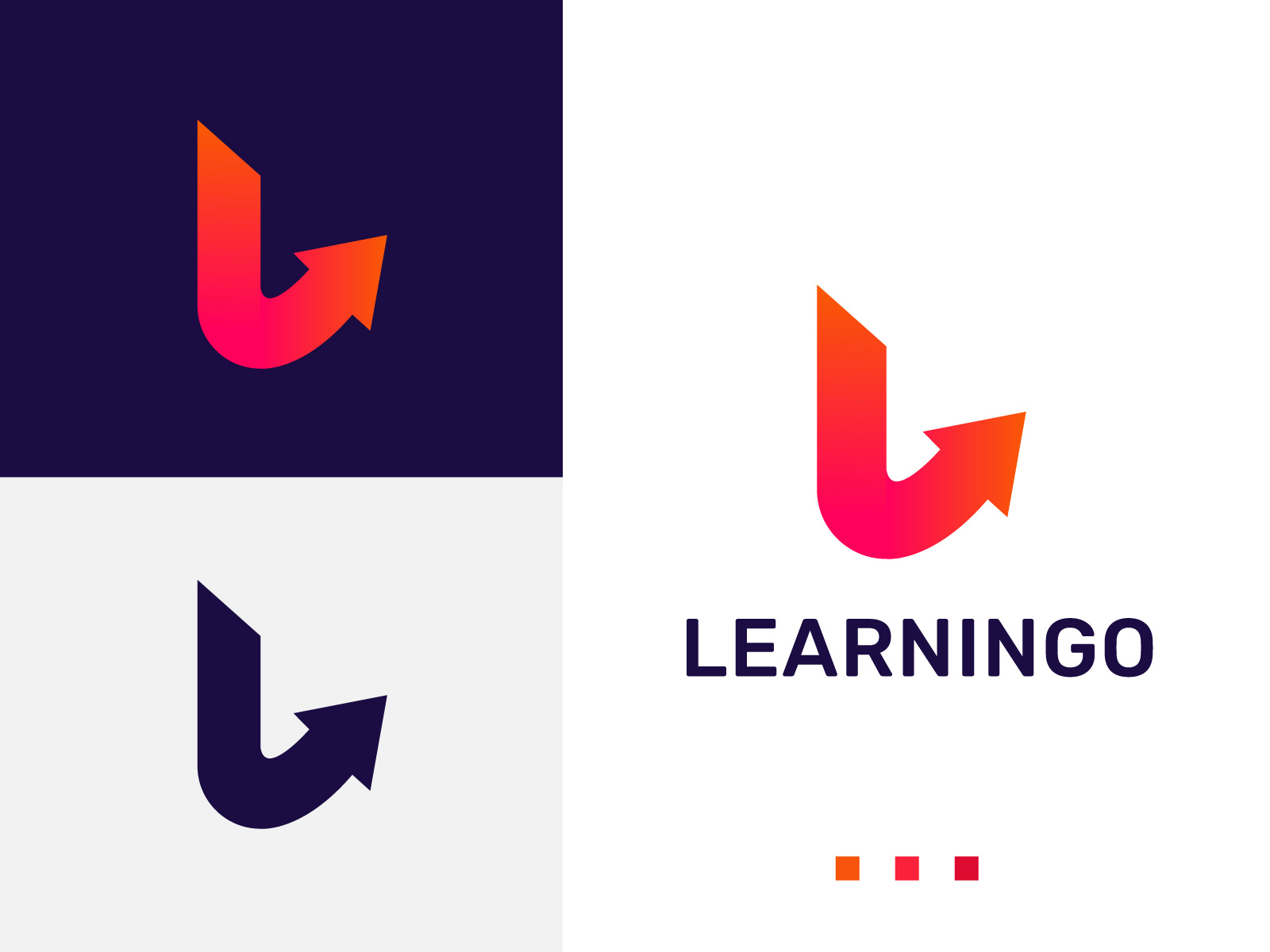 LEARNINGO - LOGO -DESIGN by Sakil Ahmed on Dribbble