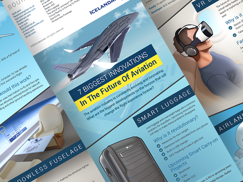Aviation infographic by Csaba Gyulai on Dribbble