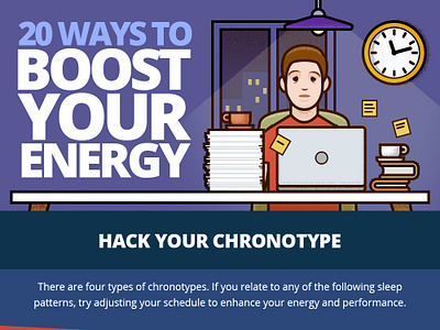 Boost Energy - infographic by Csaba Gyulai on Dribbble