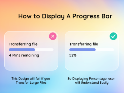 Daily UI - Progress Bar by swathy on Dribbble