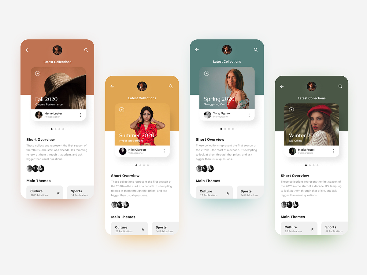 Mobile App Horizontal Slider by Plamen Silyanov on Dribbble