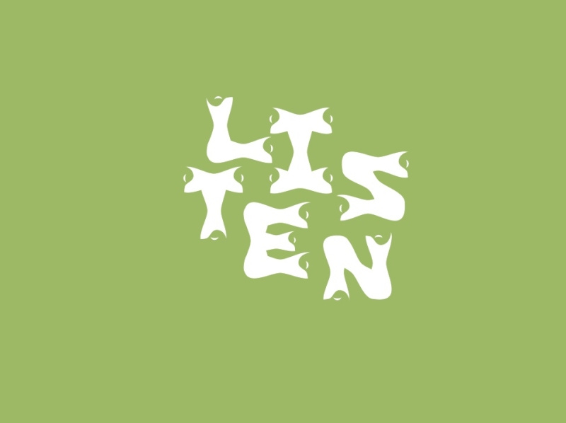 Listen Logo by Artist Realm on Dribbble