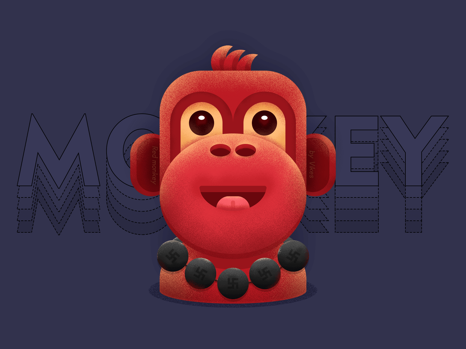Trinity Monkey by VikesTan on Dribbble
