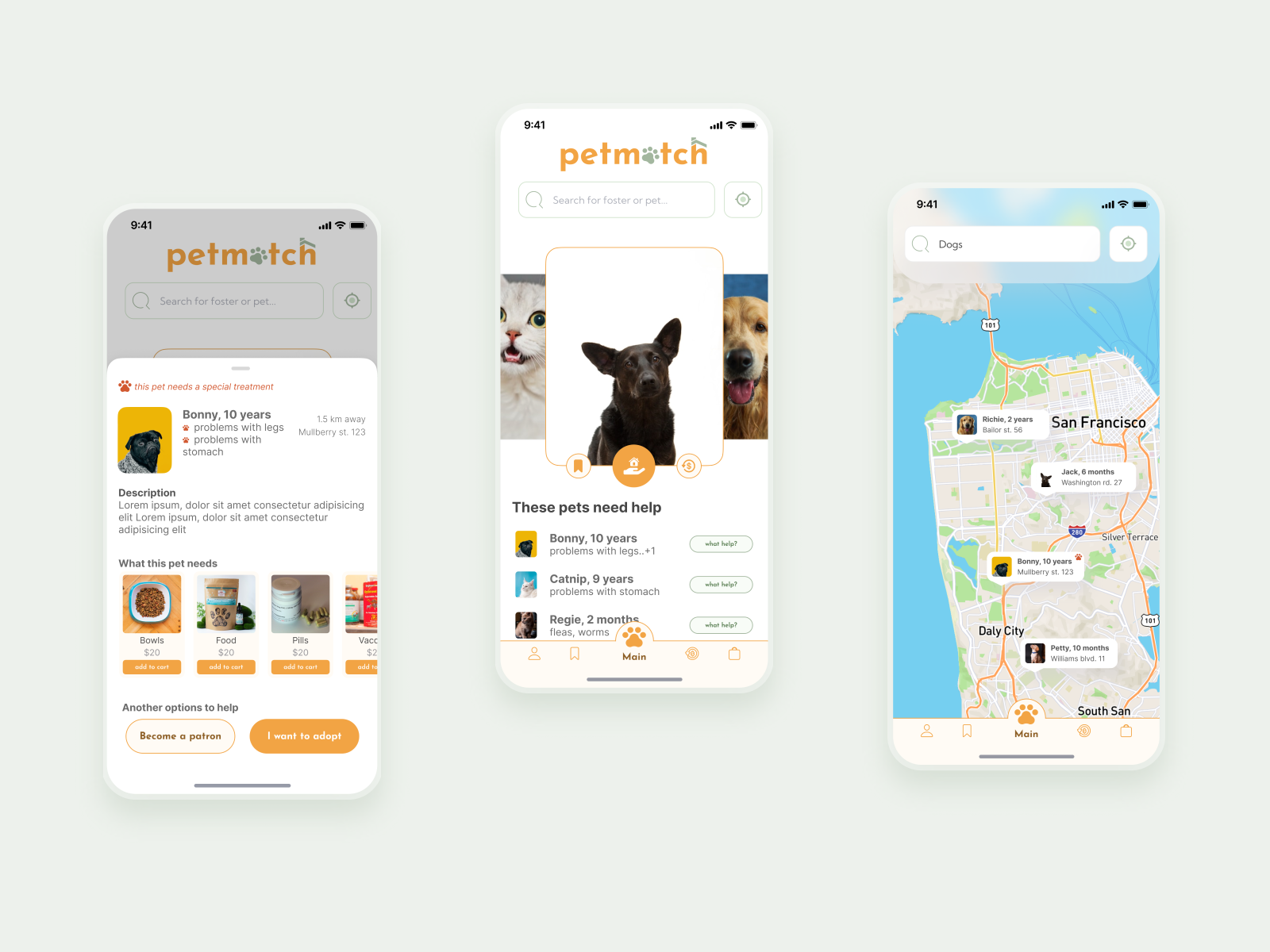 petmatch by Natalie on Dribbble