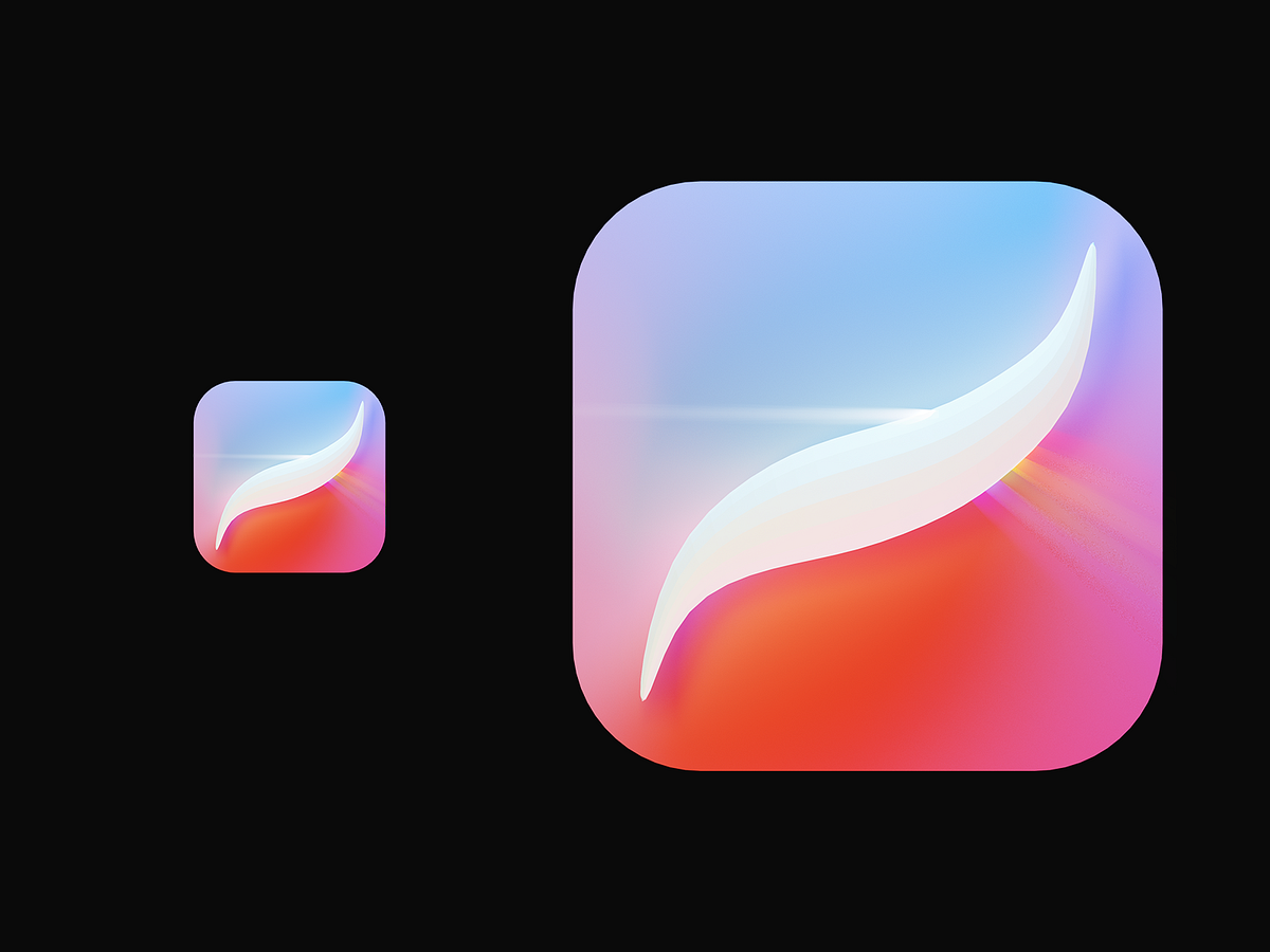Procreate Icon Redesign by Francesco DB on Dribbble