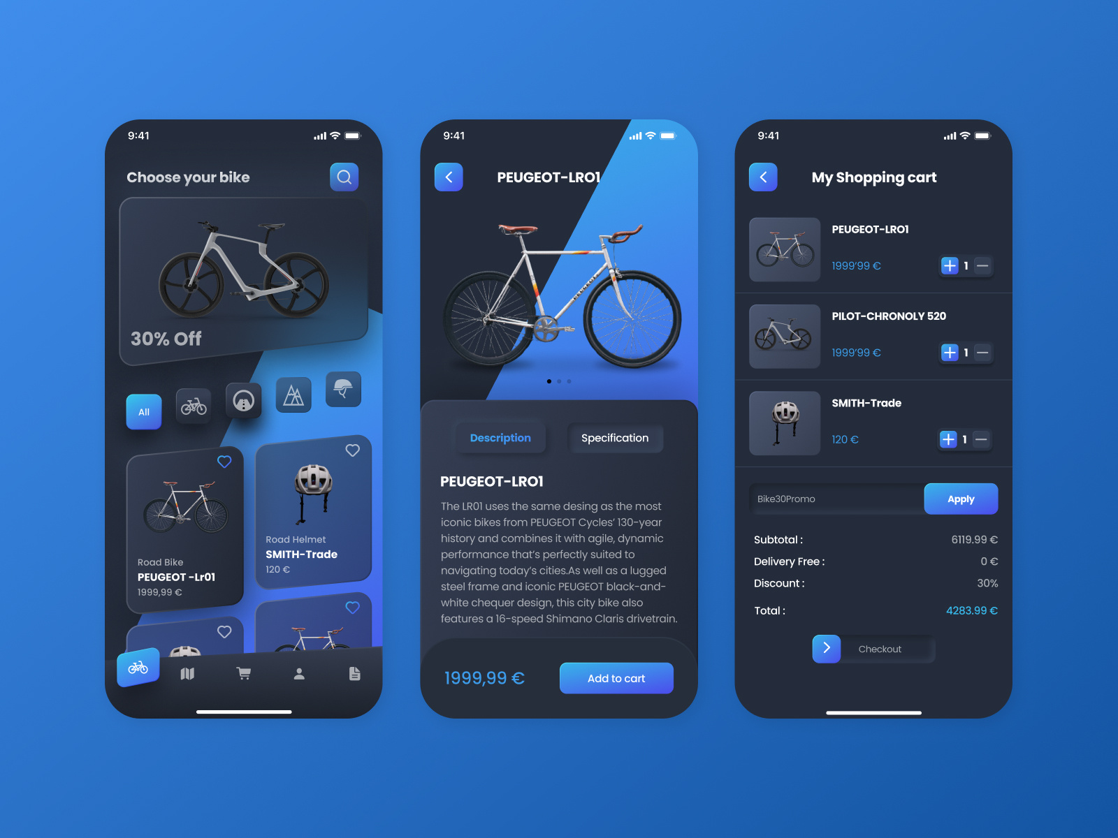 Cycle UI Concept by Carlos Lorente Ruiz on Dribbble