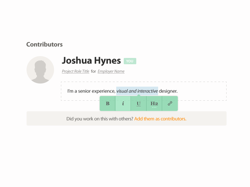 Wysiwyg Editor Variation By Joshua Hynes On Dribbble 1686