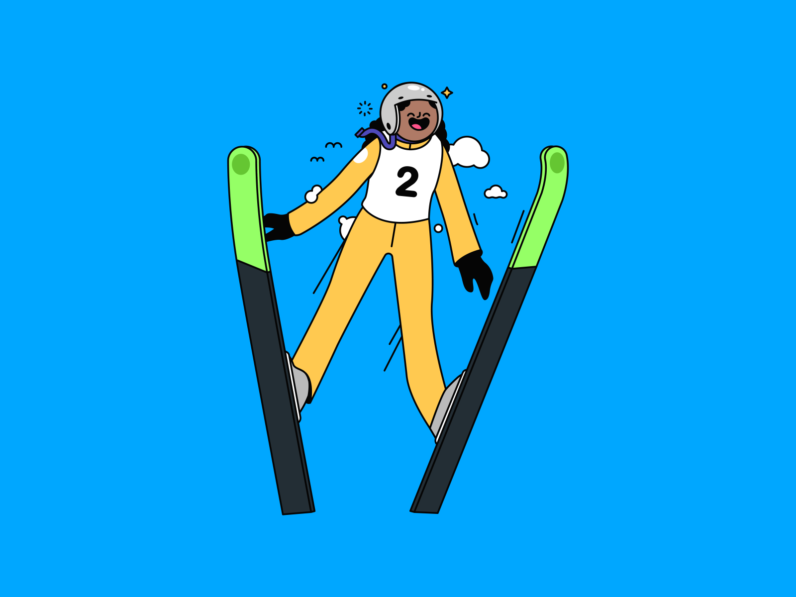 Winter Olympics Characters by Niko Salkola on Dribbble