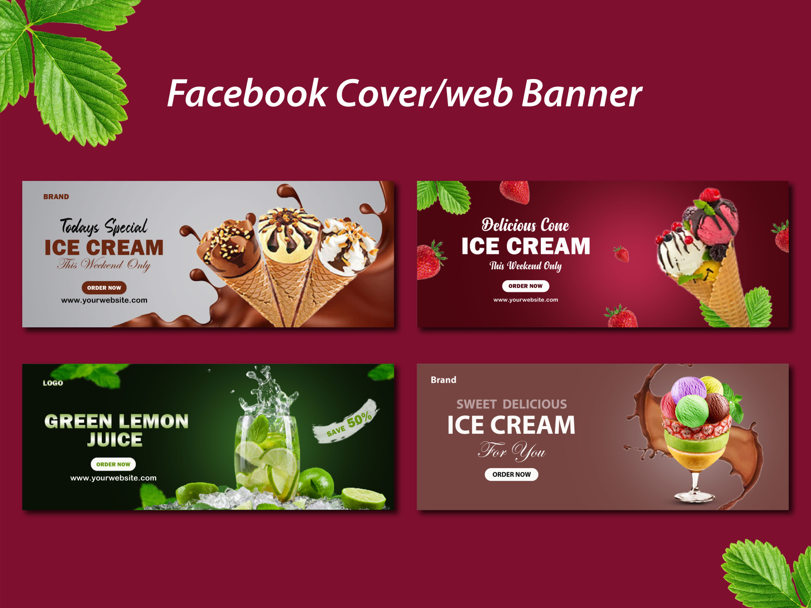 Facebook Cover/Web Banner by Abdur Razzak ID: #5264490 on Dribbble