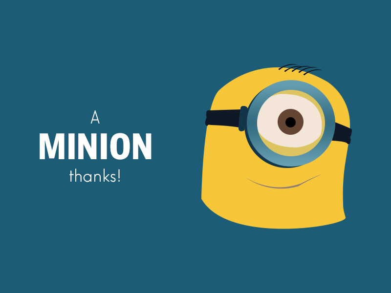 Minion Thanks by Pranav Gupta on Dribbble